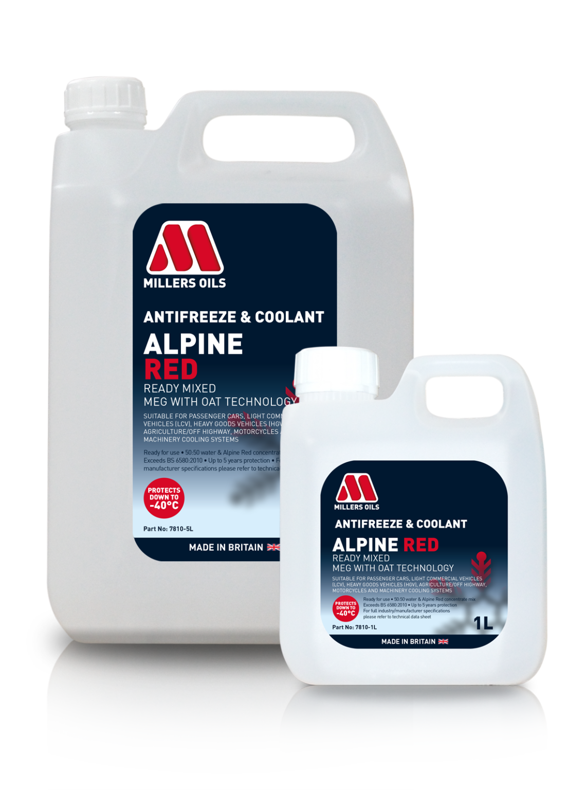 Alpine Red Ready Mixed - Classic Car Oil London
